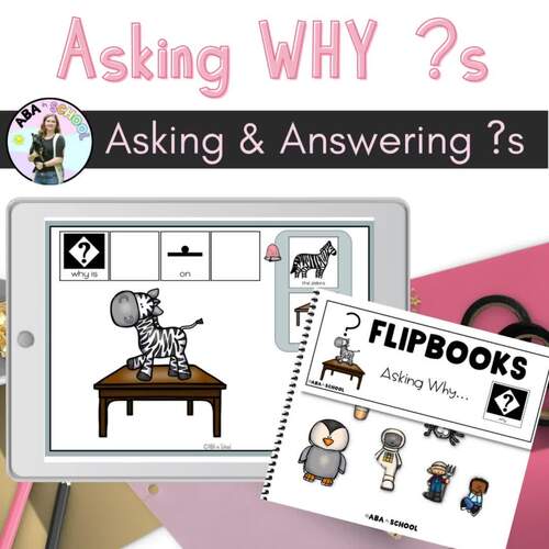 Asking Questions WHY | Speech Therapy Activity and ABA Special Education