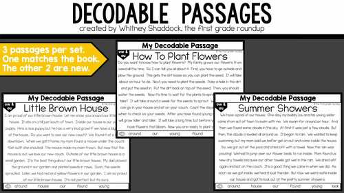 Vowel Diphthongs OU OW Decodable Readers and Decodable Passages | TPT