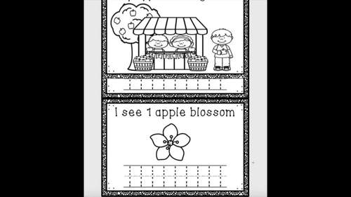 1-10 Apple Counting Book by Courageous with Crayons | TPT