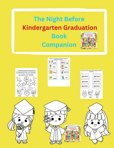 The Night Before Kindergarten Graduation Book Companion | TPT