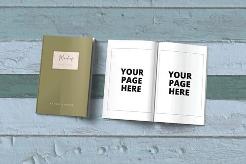 Top View Book Mockup PSD by Rami's Design | TPT