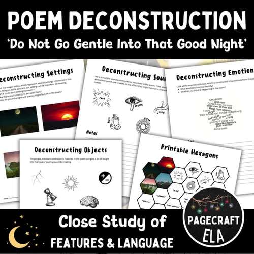 Poem Deconstruction of Do Not Go Gentle Into That Good Night by Dylan ...
