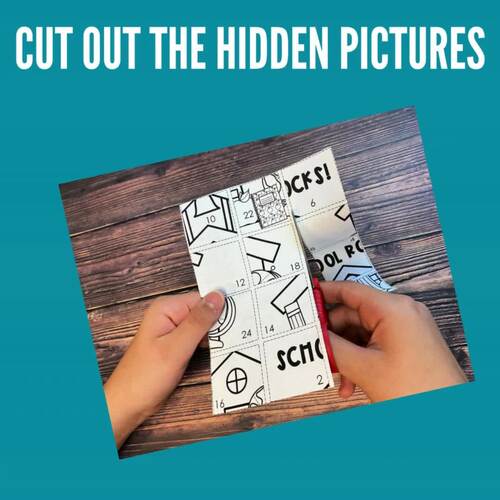 Back to School Themed Multiplication Hidden Fact Puzzles | TPT