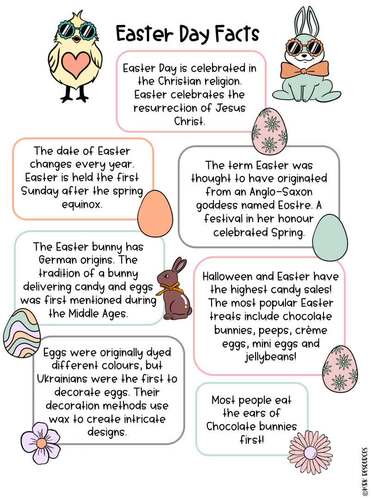 Easter | Early Finisher| No Prep Packet | Mini Lesson by Mrk Resources