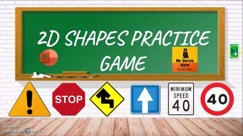 2D shapes quiz game and Easel assessment by Ms Garcia Store | TPT
