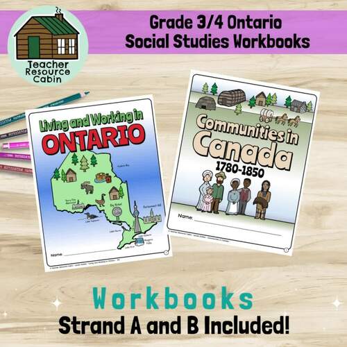 Grade 3/4 Social Studies Workbooks (Ontario Curriculum) | TPT