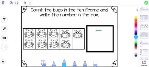 Preschool Math Journal: April - Use with Seesaw™ or Print by Sam Van Gorp