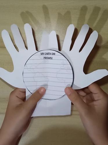 Earth Day Craft Activities Writing Prompts The Earth Is In My Hands ...