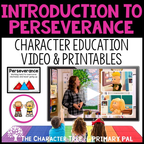 Perseverance Lesson 1 of 4 Kindergarten SEL Video & Printables ...