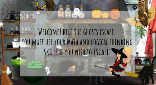 Halloween Escape Room Multi Digit Addition Subtraction Division ...