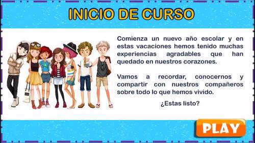 Pausa Activa para Inicio de Curso (Ruleta 19 preguntas) by Miviq