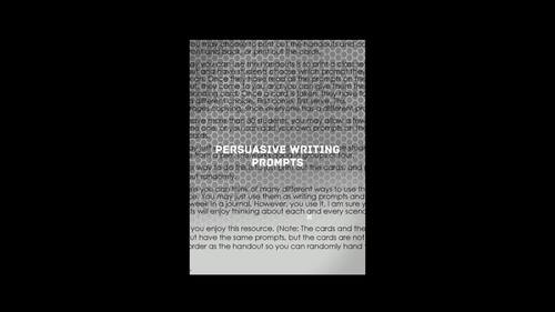 Persuasive Writing Prompts for Argument Essays with Checklist by ...