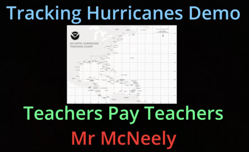 Tracking Hurricanes Lab Demo Video by Mr McNeely | TPT