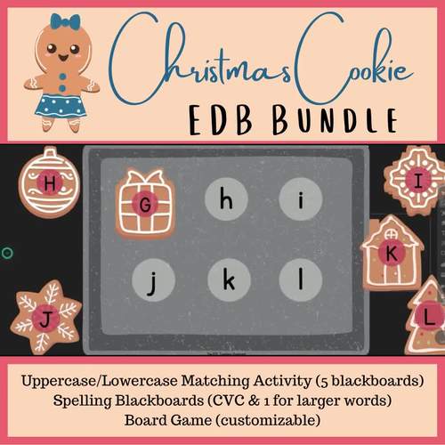 Christmas Cookie EDB Bundle by The ESL Teaching Assistant | TPT