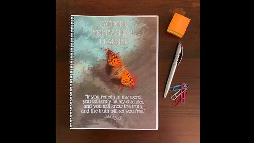 Catholic Homeschool Planner, 2021-2022 Edition, Cover #1 | TPT