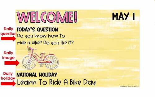 May Morning Routine National Holidays DAILY Google & PowerPoint Slides