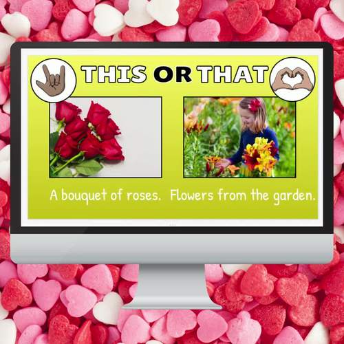 Valentine's Day Would You Rather ? This or That? Slideshow Print Pages ...