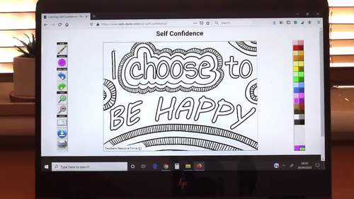 Digital Coloring Pages - January Theme by Teachers Resource Force