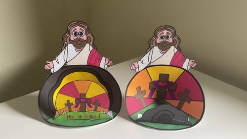 He Is Risen! Easter Story 3D Diorama Craft The Resurrection of Jesus