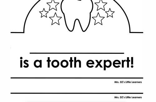 Dental Health Crowns and Certificates! by MrsDZsLittleLearners | TPT