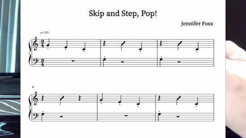 Skip and Step, Pop! | Pop With Music | Sheet Music | Unlimited Studio ...