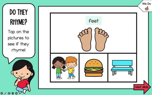 Rhyme Bundle / Onset and Rime / Kindergarten / CVC Words / Digital ...