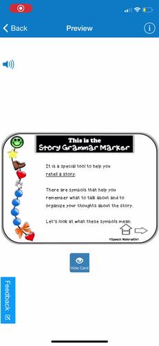 BOOM CARDS Story Grammar Marker Retell Narrative No Print Digital
