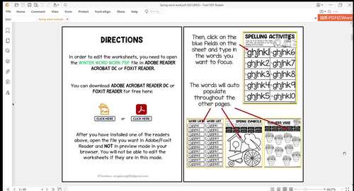 Editable Spring Spelling Activities and Practice for ANY Word List by ...