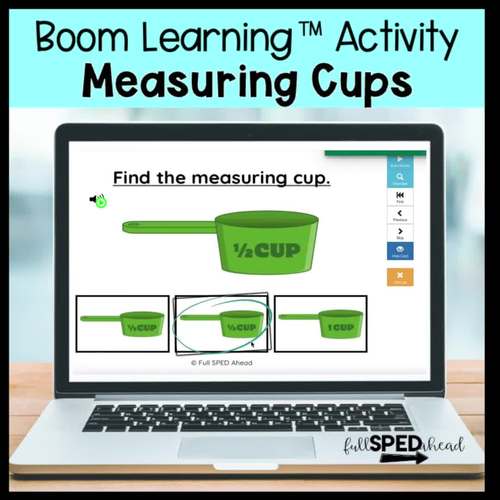 Measuring Cups Boom™ Cards Activity with Differentiation | TPT