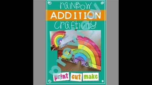 Ways to Make Ten Craft | Rainbow Math Center for Number Pairs by From ...