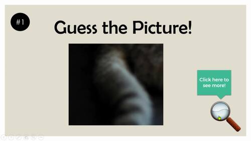 GUESS THE PICTURE PPT GAME - Short Vowel words Edition (CVC, CCVC, CVCC)