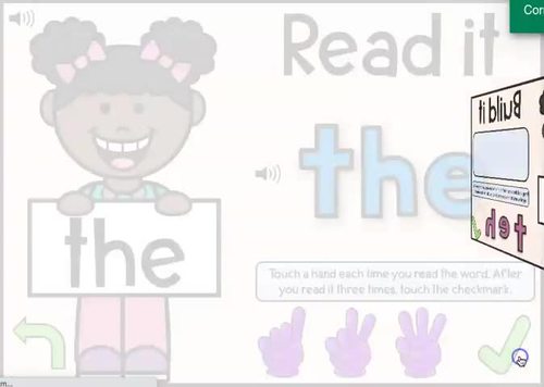 Kindergarten Sight Words Practice Boom Cards by Suburban Teacher