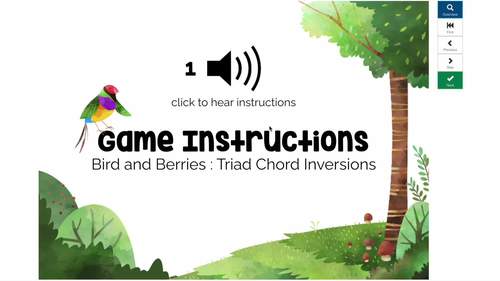 ROOT 3RD 5TH Triad Note Identification Music Pattern Recognition Game