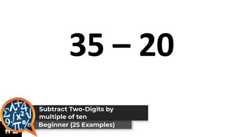 Subtracting by Two-Digit Numbers (Mental Math Bundle) by MyMathTA
