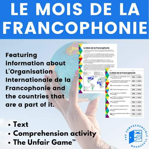 The Unfair Game™ in French: Le Mois de la Francophonie | TPT