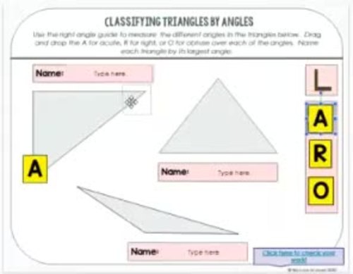 Digital Classifying Triangles Activities for Google Slides by We Love ...