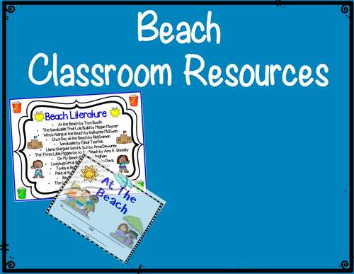 Beach Unit: Literacy & Math Centers & Activities | TPT