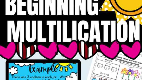 Beginning Multiplication | Digital Google Slides Activity & Print