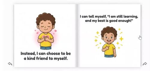 Growth Mindset & Positive Self-Talk SEL Story | Coping Skills & Frustration