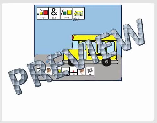 School Bus- Adaptive Books and Unit by RiversofLearning | TPT