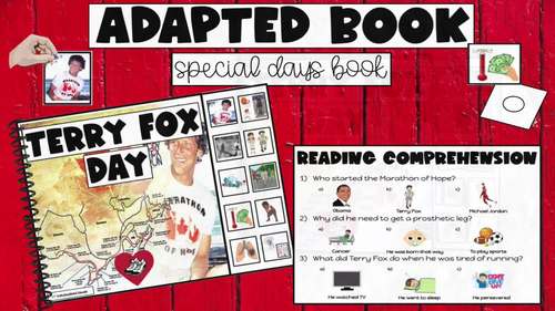 Terry Fox Day Lesson / Activity - Adapted Book for Special Education