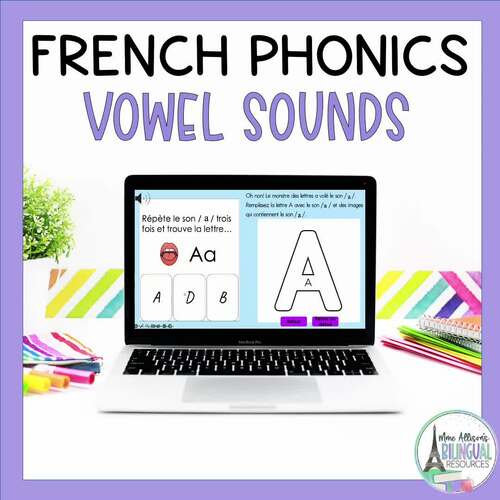 LE SON I French Phonics Digital Game - Literacy Activity for Reading ...