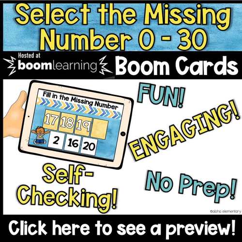 Number Recognition BOOM cards | Digital NO-PREP task cards | Distance ...