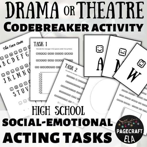 Drama or Theatre Codebreaker | Monologue and Scripting Cryptogram Tasks