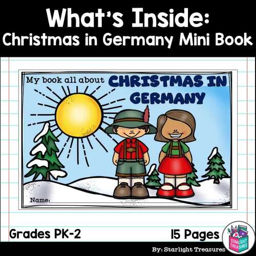 Christmas in Germany Mini Book for Early Readers - Christmas Activities