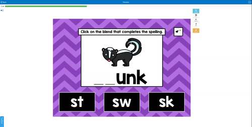 S Blends Phonics Boom Cards Interactive Digital Task Cards by First ...