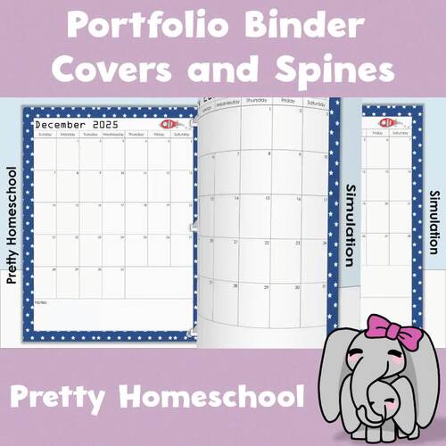 Printable and Editable Homeschool Binder Covers & Spines | 2025–2026