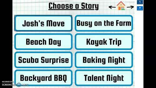 Story Comprehension with WH Questions Boom Card™ Bundle by Pear Tree Speech