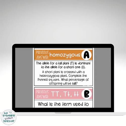 Punnett Squares Scavenger Hunt Digital and Printable Activity | TPT