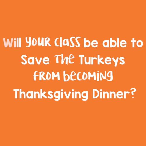 Cracking the Classroom Code® 6th Grade Math Thanksgiving Escape Room